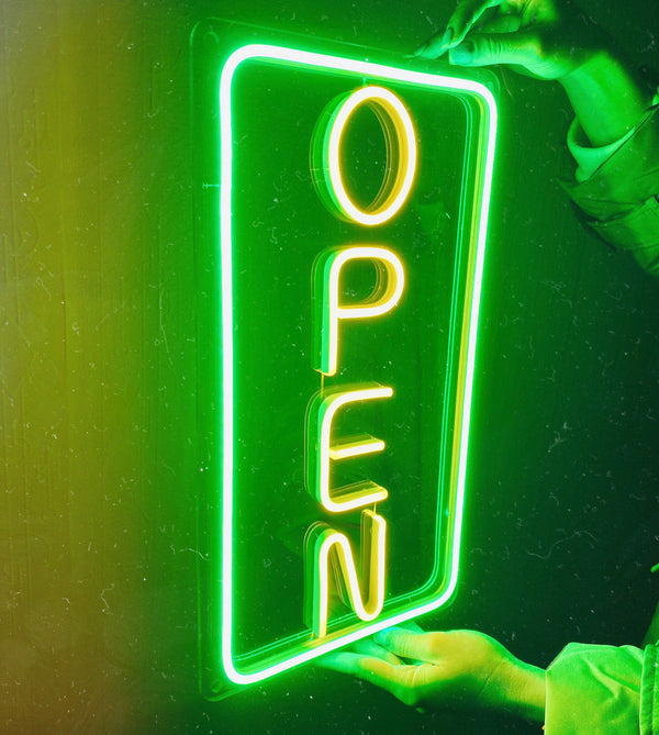 Buy LED neon "Open" Signs and inscriptions in Kyiv ᐈ Price | Neon Center