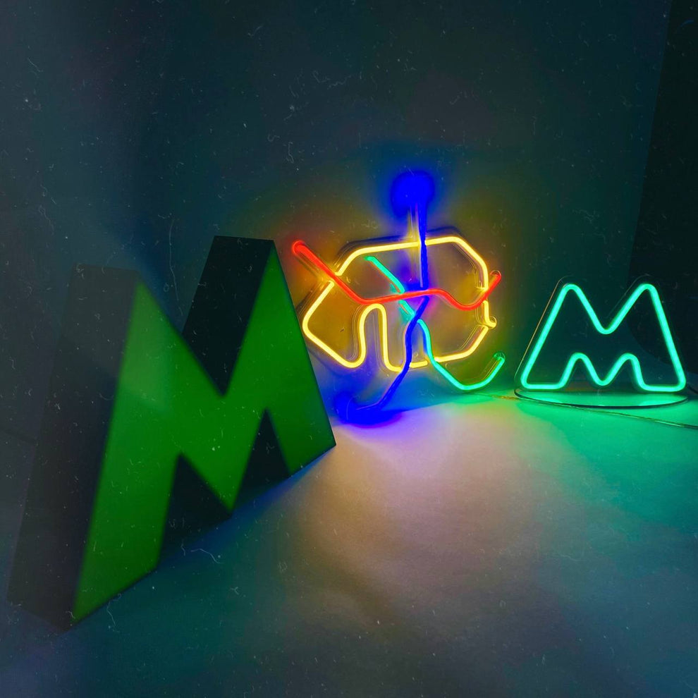 Buy LED neon "Kyiv metro map with electric train" Signs and ...